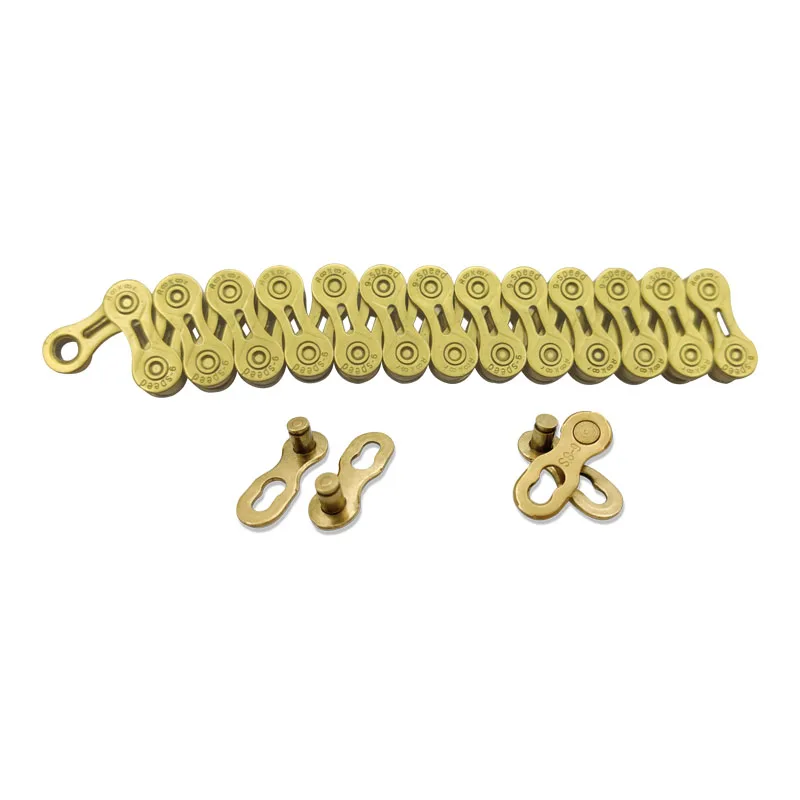 Rookoor Bicycle Chains 8 9 Speed Velocidade Titanium Plated Ti Gold ...