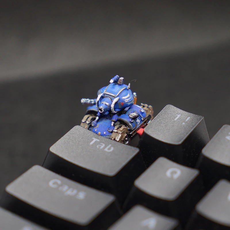 Tank Mechanical Keyboard Keycaps Cross Axis Keycaps Hand-painted ...