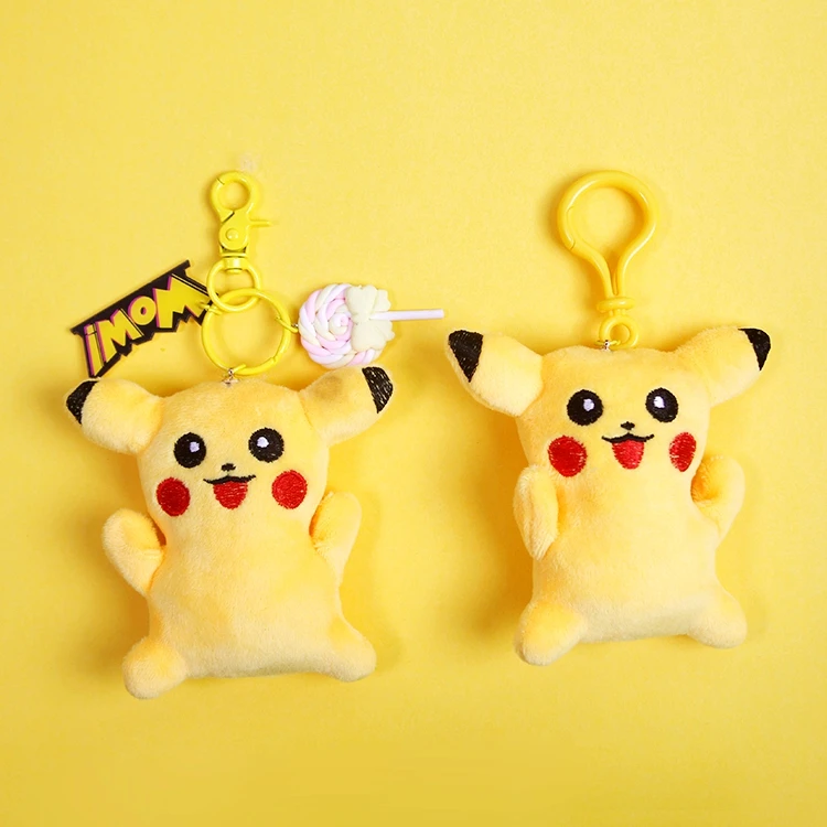 2020 Cute Anime Cartoon Pokemon Pikachukey Chain Car Keyring Holder Bag ...