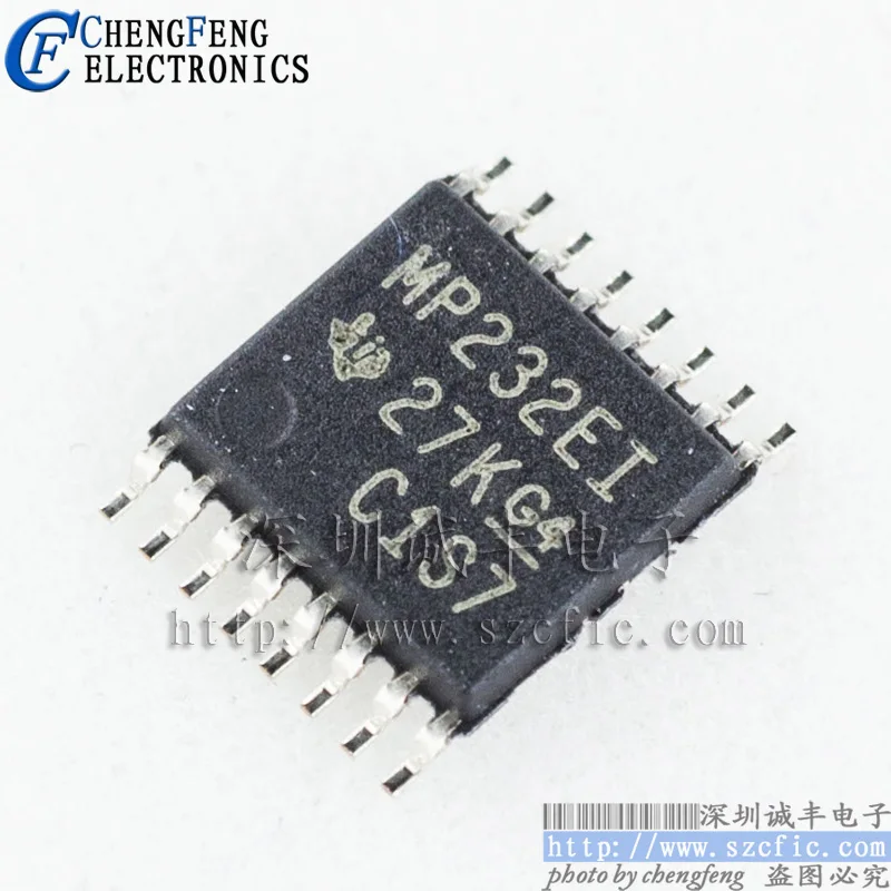 5pieces MAX3232EIPWR MP232EI TSSOP RS232