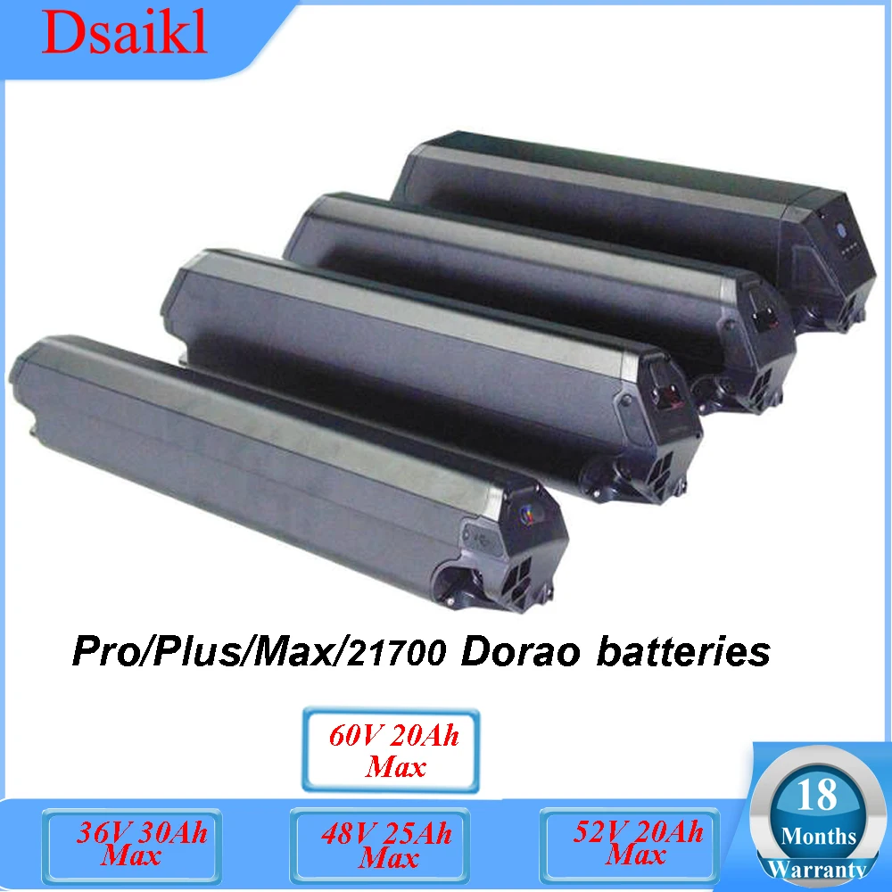 Reention Dorado Pro Plus Max 36v 48v Ebike Battery Pack 10ah 12ah 15ah ...