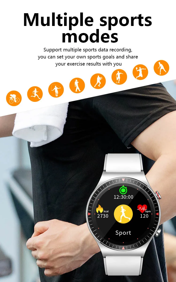 Smart Watch นาฬิกาสมาร์ท T7ดูสมาร์ทบลูทูธโทรหน่วยความจำขนาดใหญ่เพลงผู้ชายเต็มจอสัมผัสฟังก์ชั่น ...