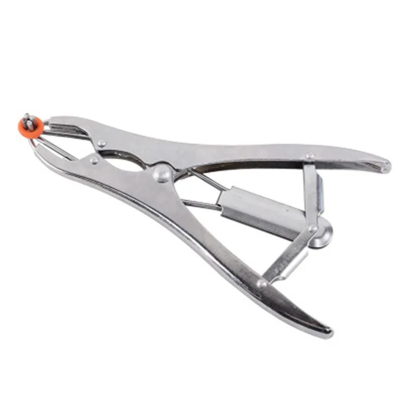 100/50 Pcs Tail Removal Pigs And Sheep Castration Pliers Particulate Rubber Ring Castration ...