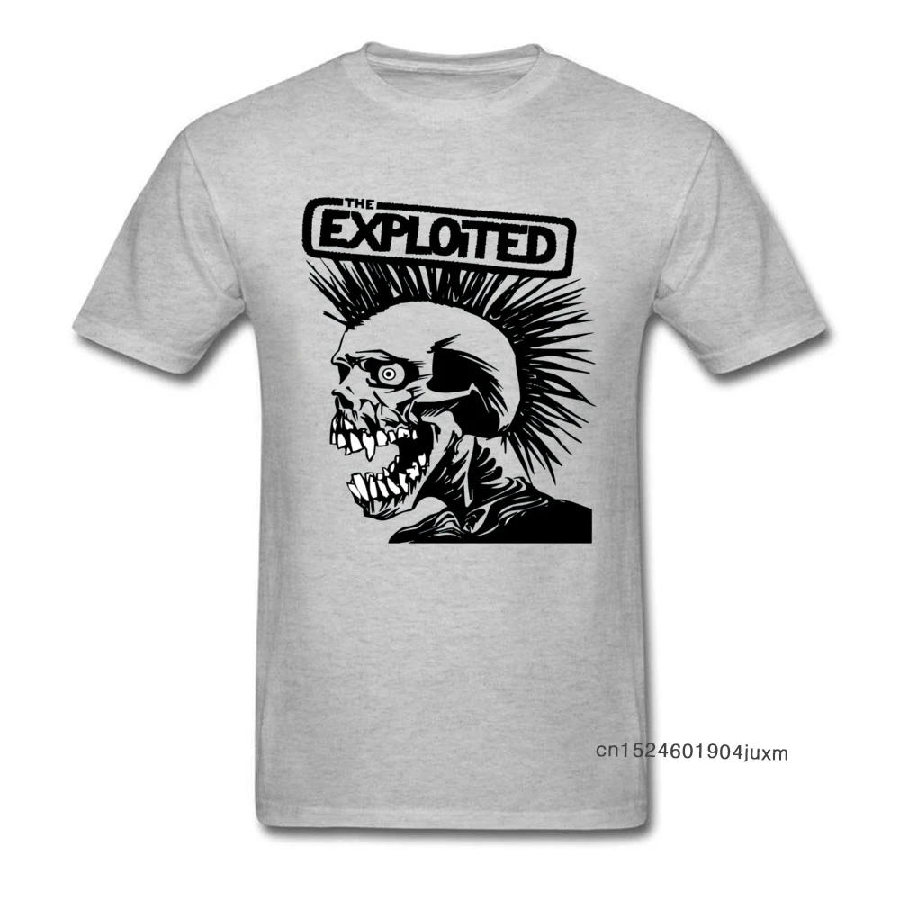 The Exploited Men T-shirt Punks Not Dead Tshirt Hip Hop Skull Print ...