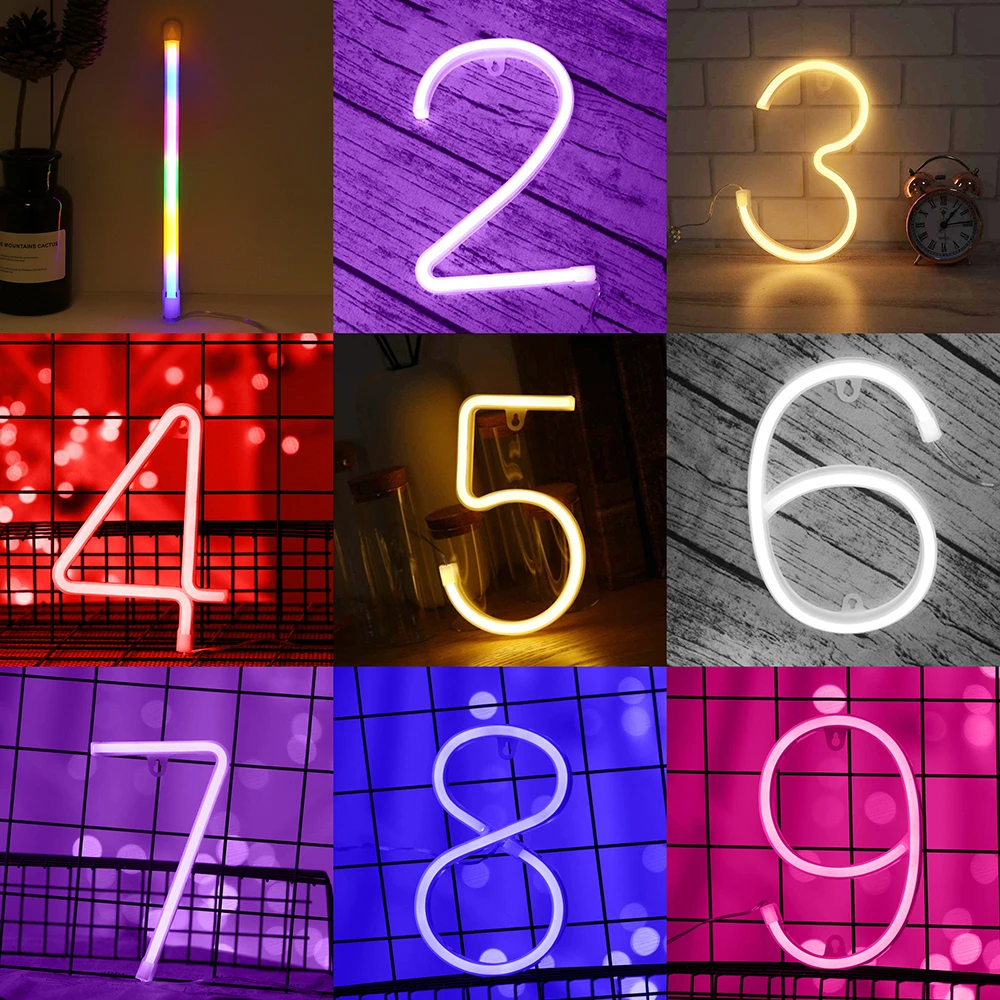Neon-Arabic-numerals-Lights-LED-Alphabet-Numbers-Decorative-Light-up ...
