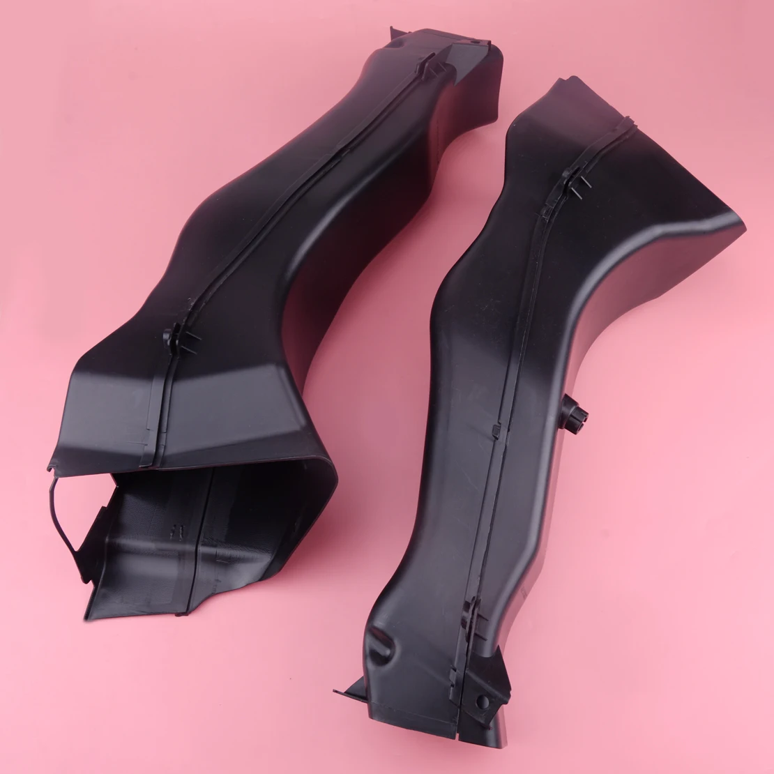 DWCX 1 Pair Black ABS Car Front Brake Air Duct Air Cleaner Tube Hose ...