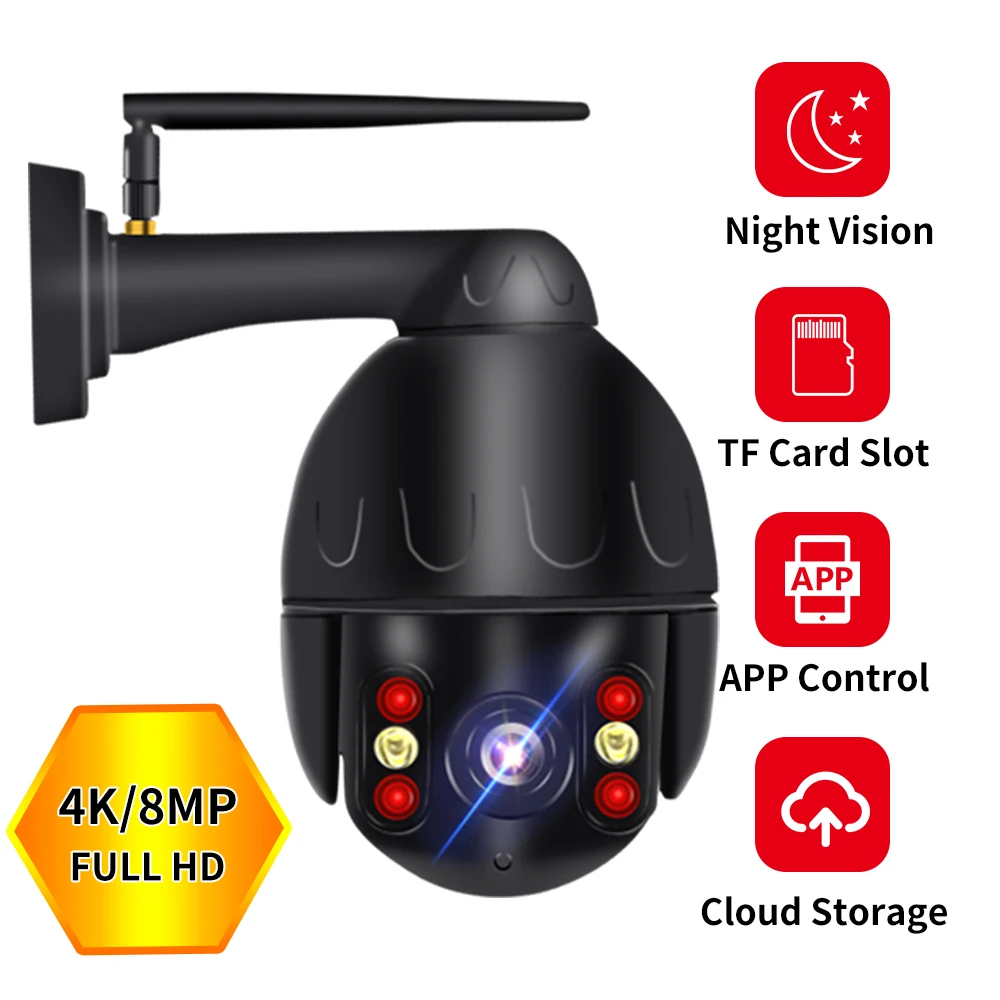 Neye3c-8mp-4k-Cloud-Wifi-PTZ-Camera-Outdoor-Auto-Tracking-Security-IP ...