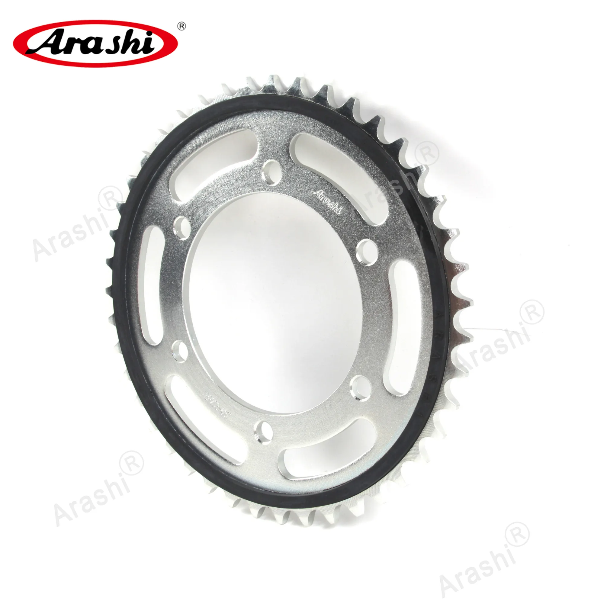 Arashi-43T-Rubber-Cushion-Steel-Rear-Drive-Sprocket-For-YAMAHA-YZF-R1 ...