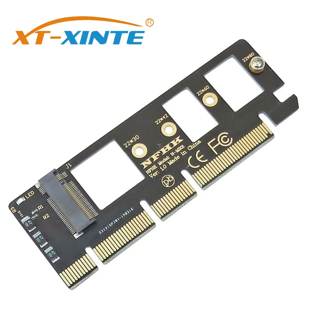 XT XINTE PCIE to M.2 NVME 어댑터, XP941 SM951 PM951 A110 컨버터, PCI E PCI ...