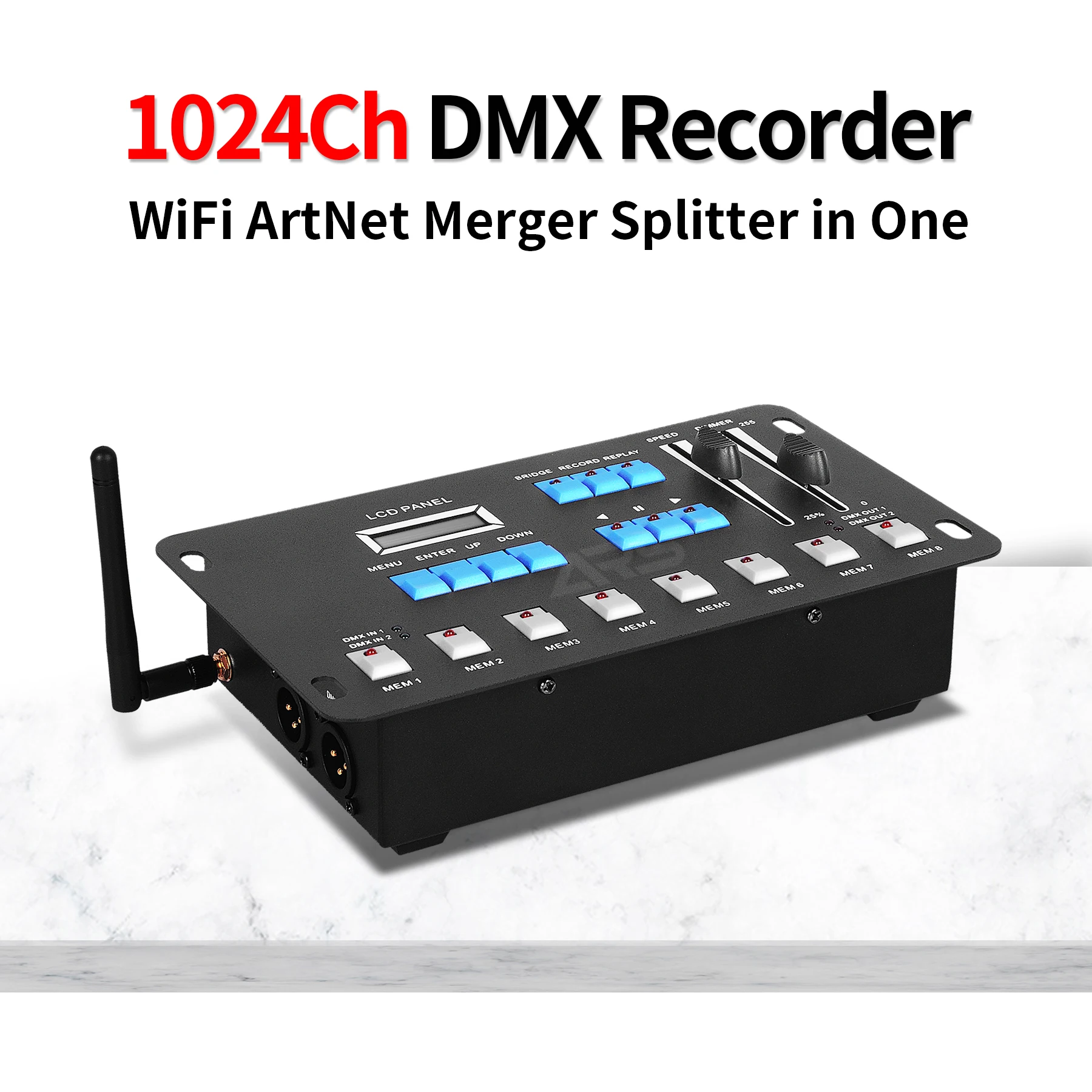 1024Ch-DMX-Recorder-Real-time-Replay-WiFi-ArtNet-to-DMX-Merger-DMX ...