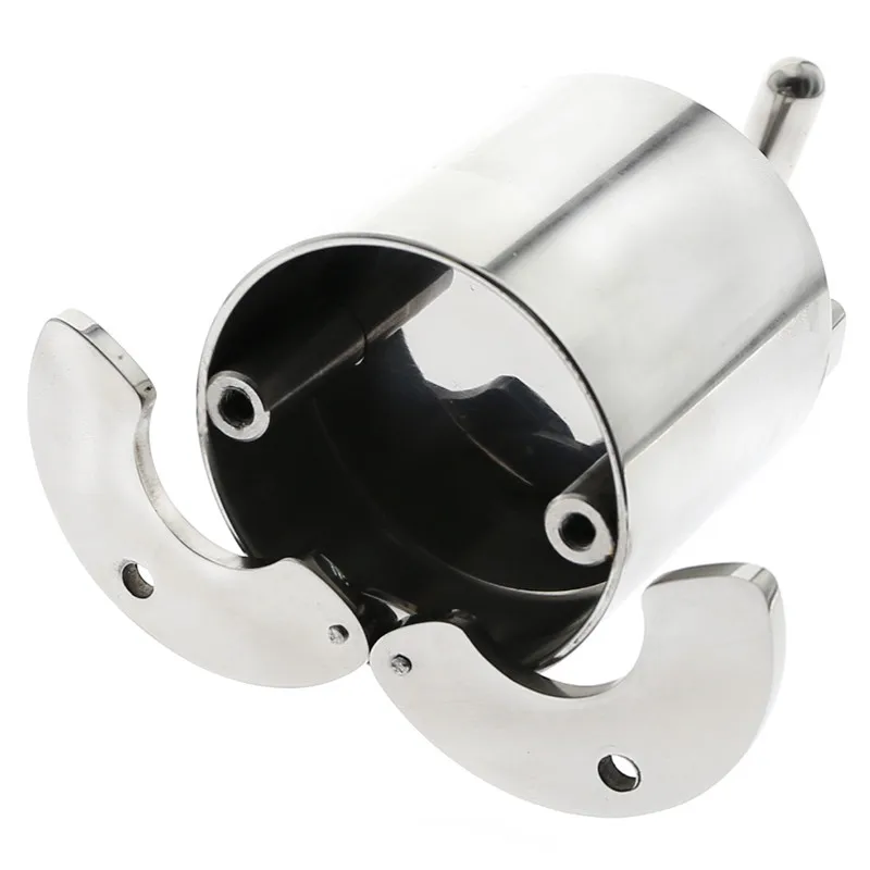 BALL SQUEEZER CHAMBER Heavy BDSM Screw Testicle Squeezer Scrotum ...