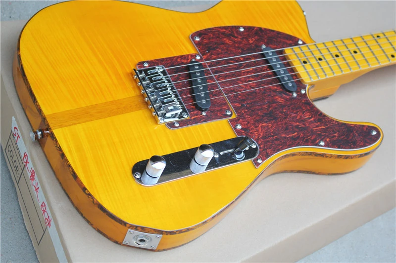 Prince Hs Anderson & Hohner Madcat Mad Cat Tele Amber Yellow Flame ...