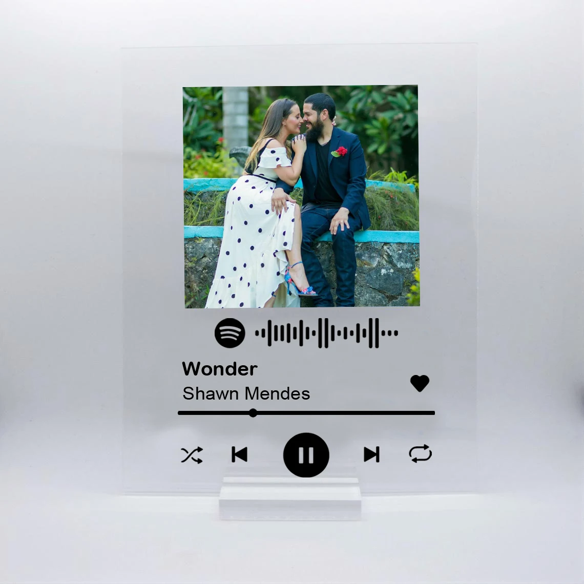 Spotify Plaque And Stand Song Plaque Custom Spotify Acrylic Custom ...