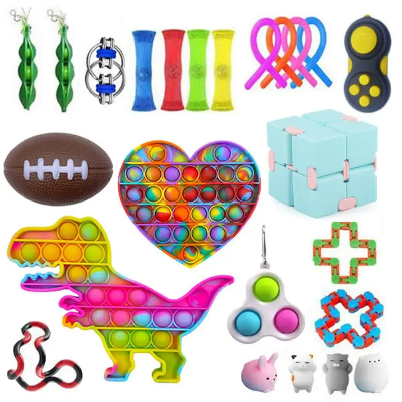 Dropshipping Fidget Toys 20/23/24/27PCS Pack Sensory Toy Set Antistress ...