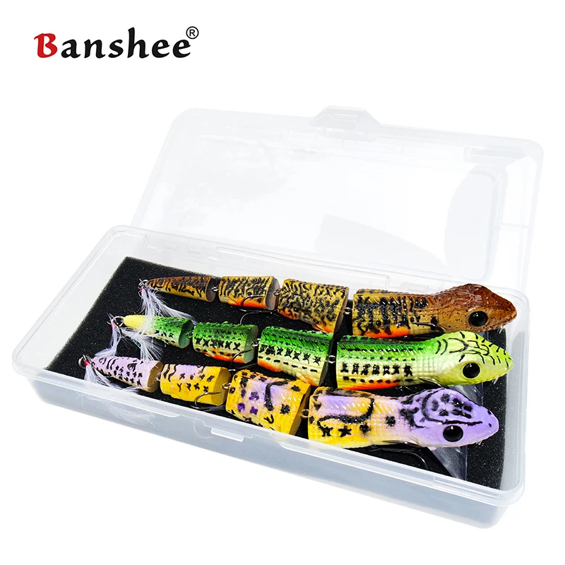 Banshee-3Pcs-Set-Hard-Baits-For-Fishing-Wobbler-Lizard-4-Segment-Joint ...