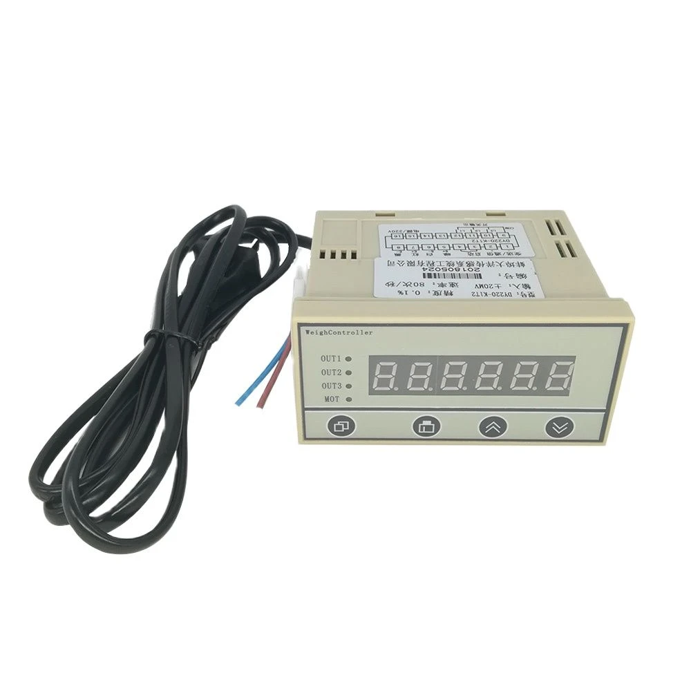 Dy220 Load Cell Display Controller Weight Indicator Batching For Weighing Sensor Relays Rs485 4 ...