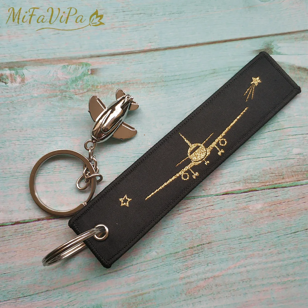 MiFaViPa-Fashion-Trinket-Pilot-Keychains-Porte-Woven-Flight-Crew-Gift ...