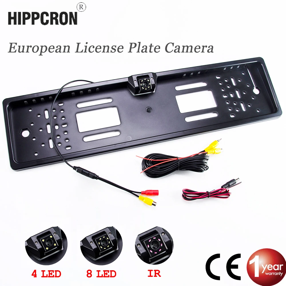Car Plate Camera Rear View Wireless EU European License Frame ...