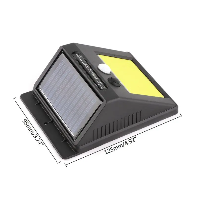 48 LED Solar Induction Wall Lamp 20 COB Light Source Home Outdoor ...