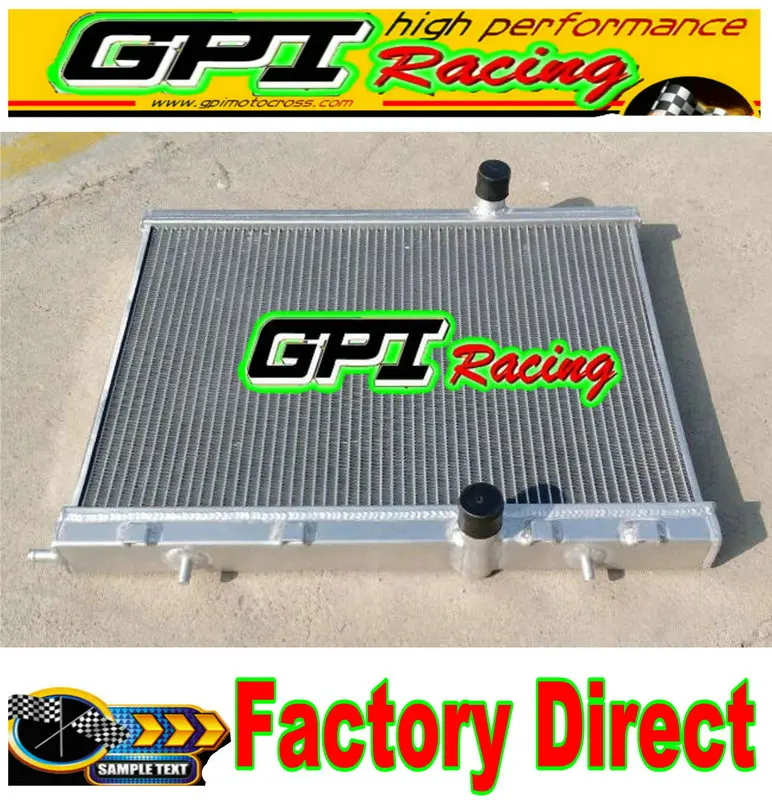 ALUMINUM RADIATOR FOR PEUGEOT 206 GTI/RC 180 1999-2008 00 01 02 03 04 ...