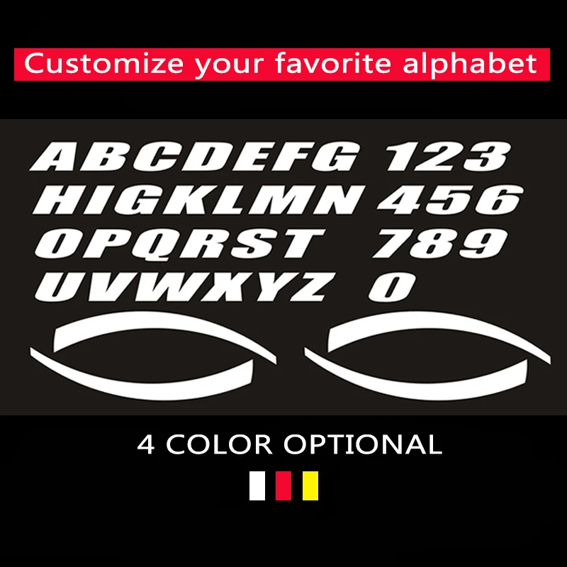 2.7cm Height Wheel Stickers Car Tuning Universal 3D Permanent PVC ...