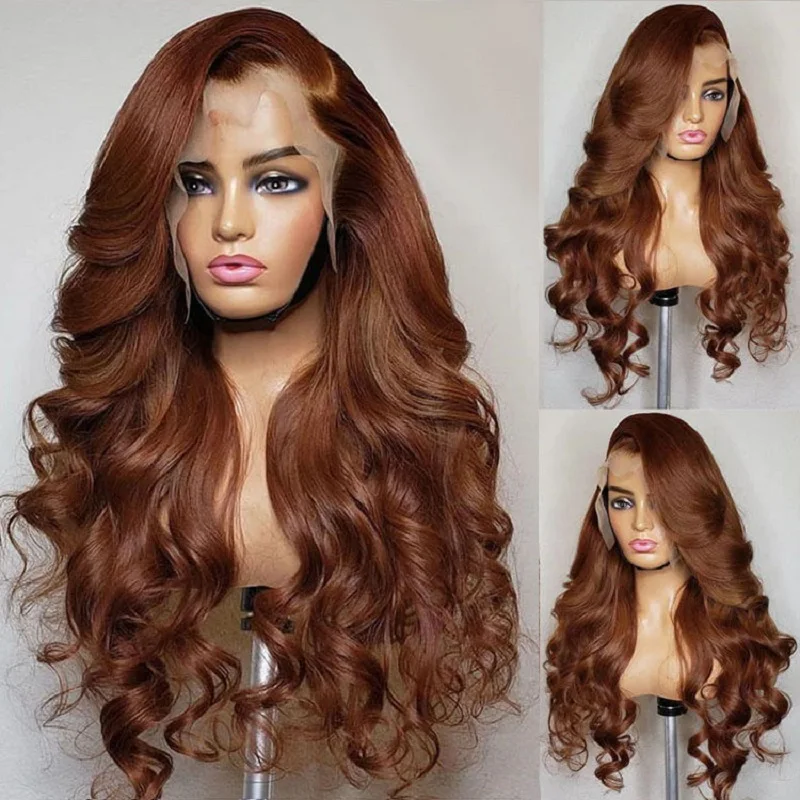 Perruque Cheveux Humain Perruque Lace Front Wig Body Wave Naturelle ...