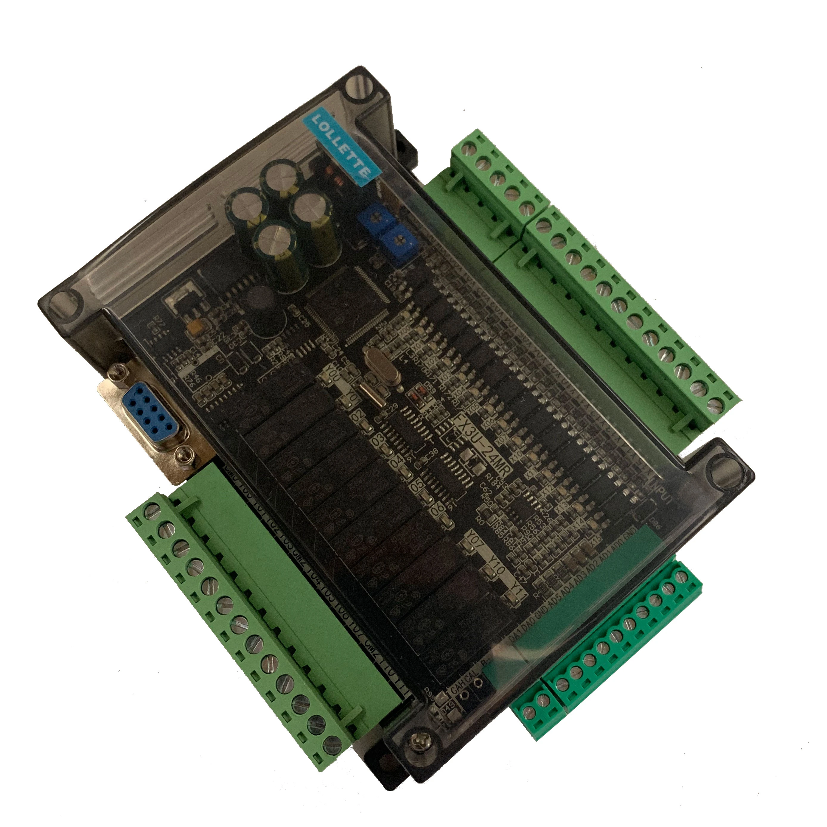 Le3u Fx3u 24mr 6ad 2da High Speed Plc Industrial Control Board With 485 ...