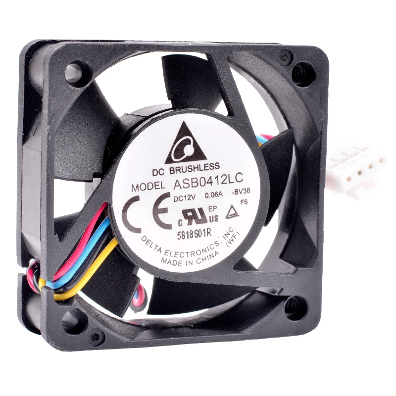 ASB0412LC 4cm 4013 40x40x13mm 40mm fan DC12V 0.06A quiet 4 line PWM ...