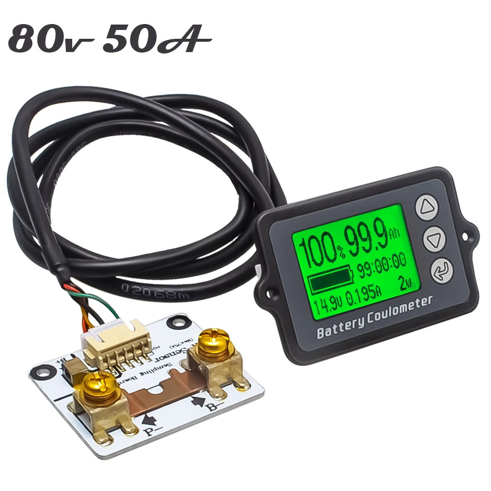 Dc8-80v 50a Battery Coulometer Tk15 Professional Precision Battery ...