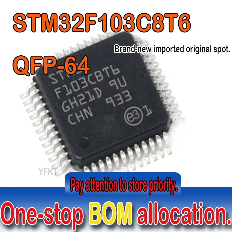 STM32F103C8T6-32-bit-microcontroller-M3-64K-LQFP48-of-STM32F103C8T6 ...