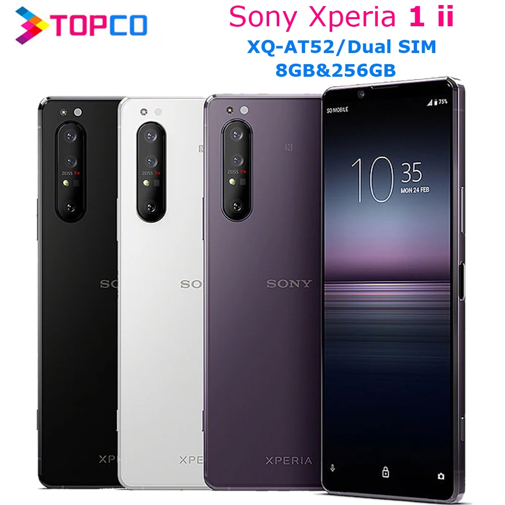Sony Xperia 1 Ii 1ii 5g Xq-at52 Dual Sim 6.5" 8gb Ram 256gb Rom ...