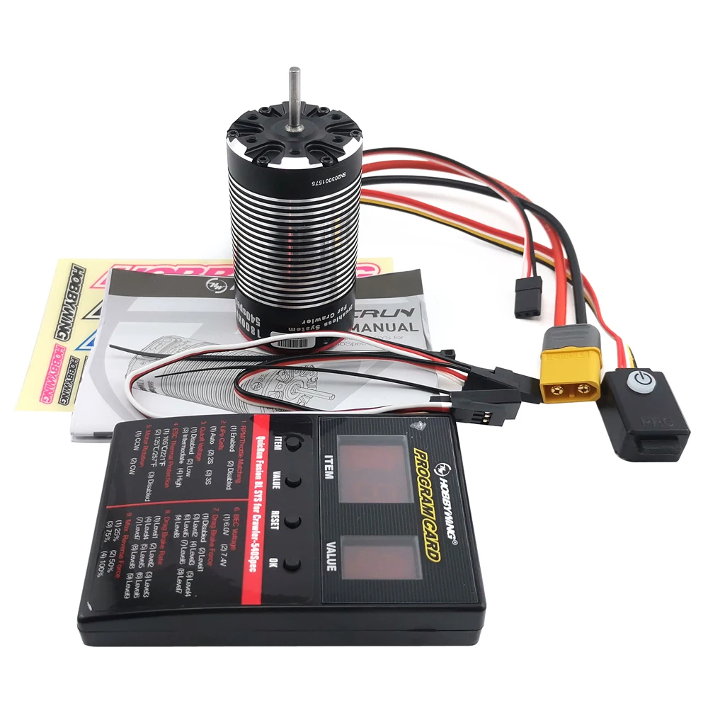 HobbyWing QuicRun Fusion 540 1200KV / 1800KV Brushless Sensory Motor ...
