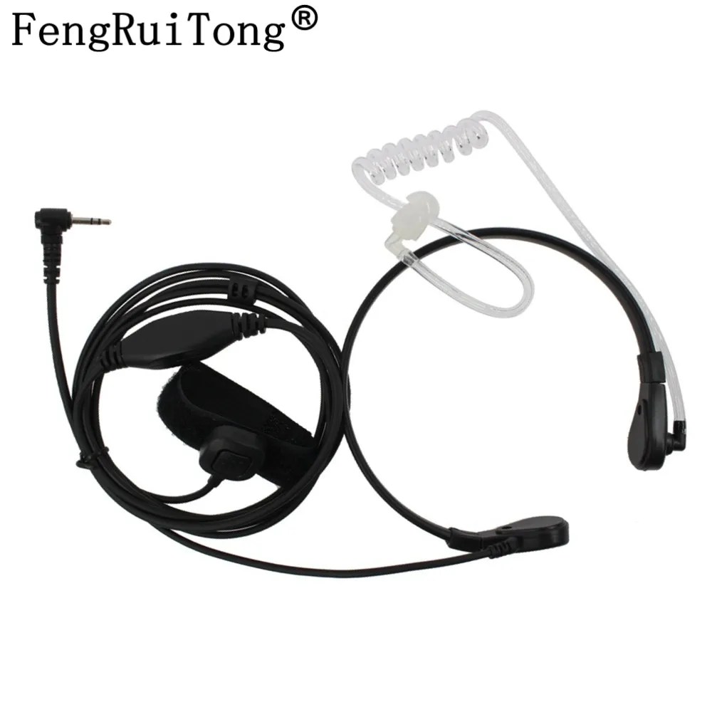2-5mm-Headset-Throat-Microphone-Mic-Earpiece-PTT-for-Walkie-Talkie ...