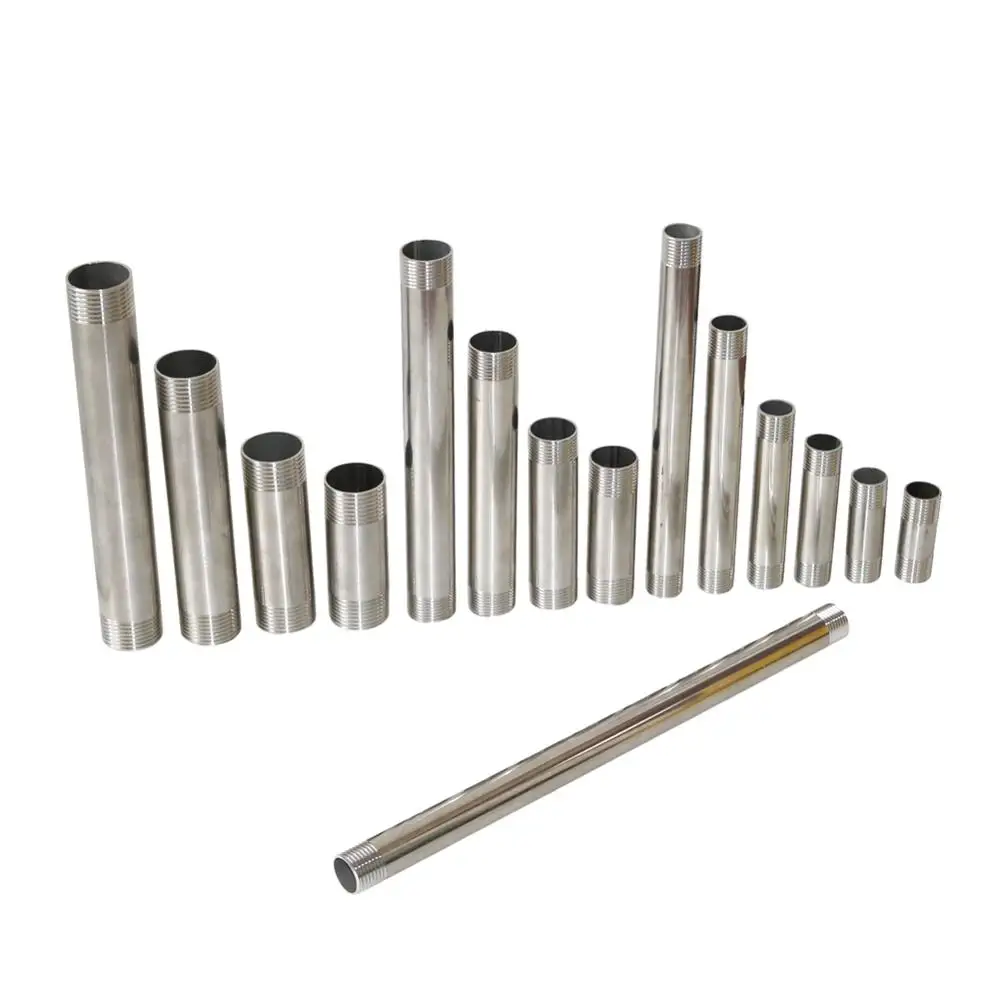 Conector de tubería roscada malexmacho de acero inoxidable 1/2 BSP ...