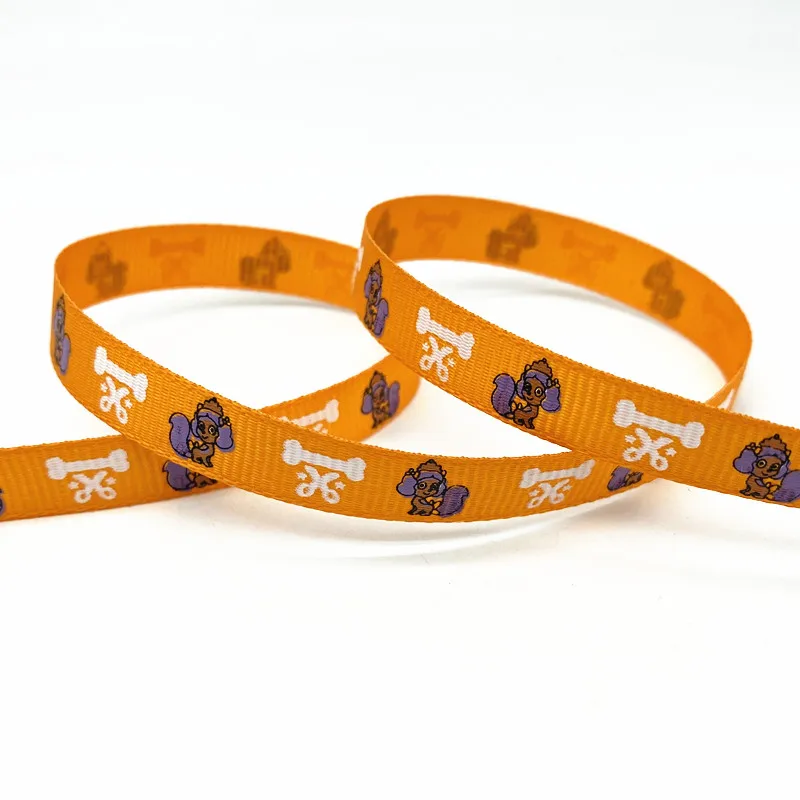 5 Yards 10mm Pet Ribbon Printed Animal Grosgrain Ribbons for Gift ...