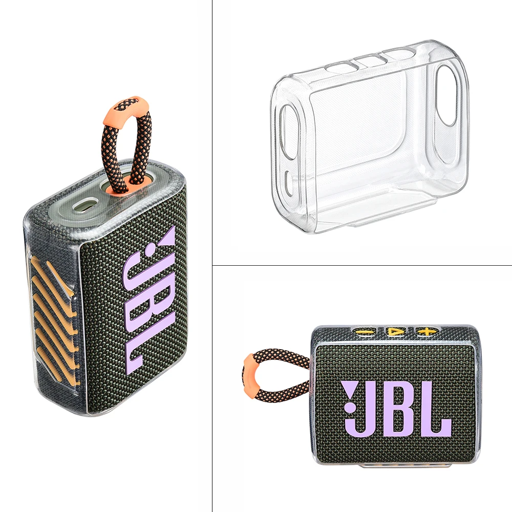 JBL GO 3 용 새로운 소프트 실리콘 커버 스피커 케이스, JBL GO3 스피커용 블루투스 스피커 충격 방지 보호 슬리브 ...