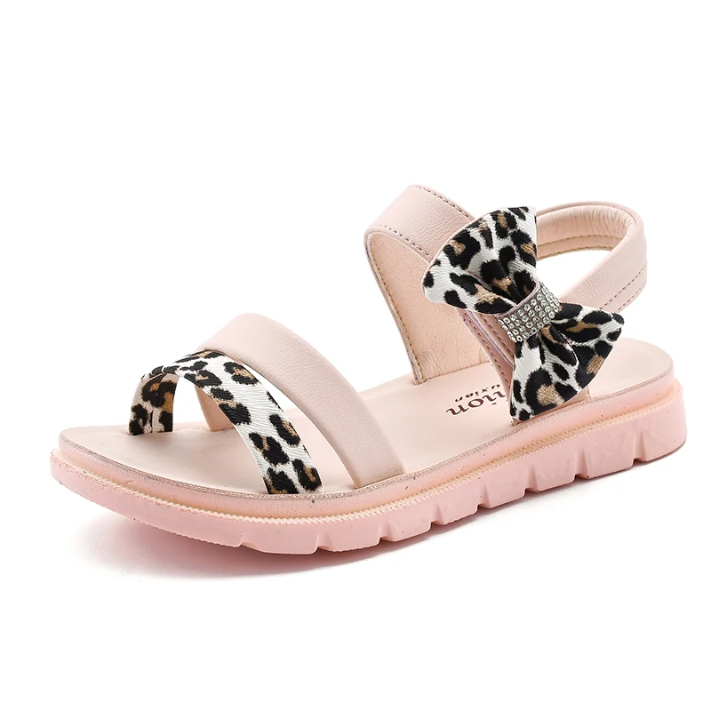 2020 Summer New Bowtie Kids Sandals Children Shoes Big Girls Beach ...