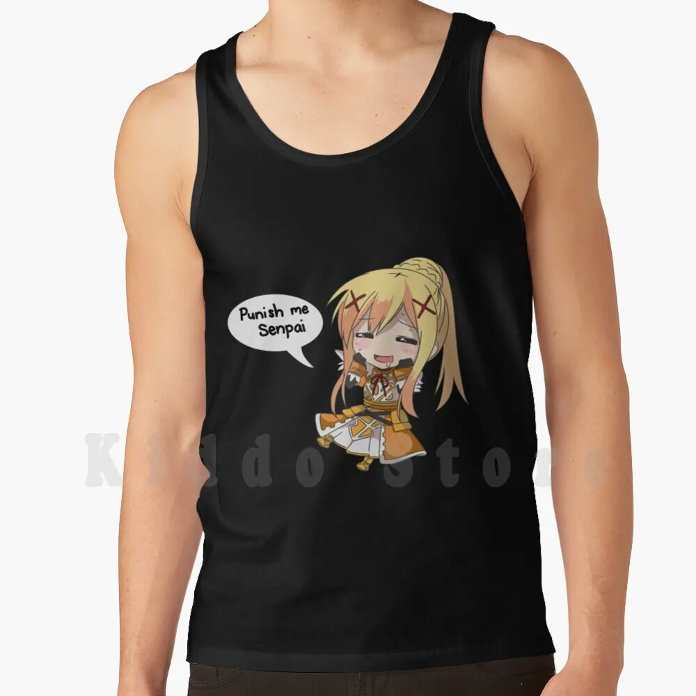 Konosuba Darkness tank tops vest 100% Cotton Kobasuba Darkness Anime ...