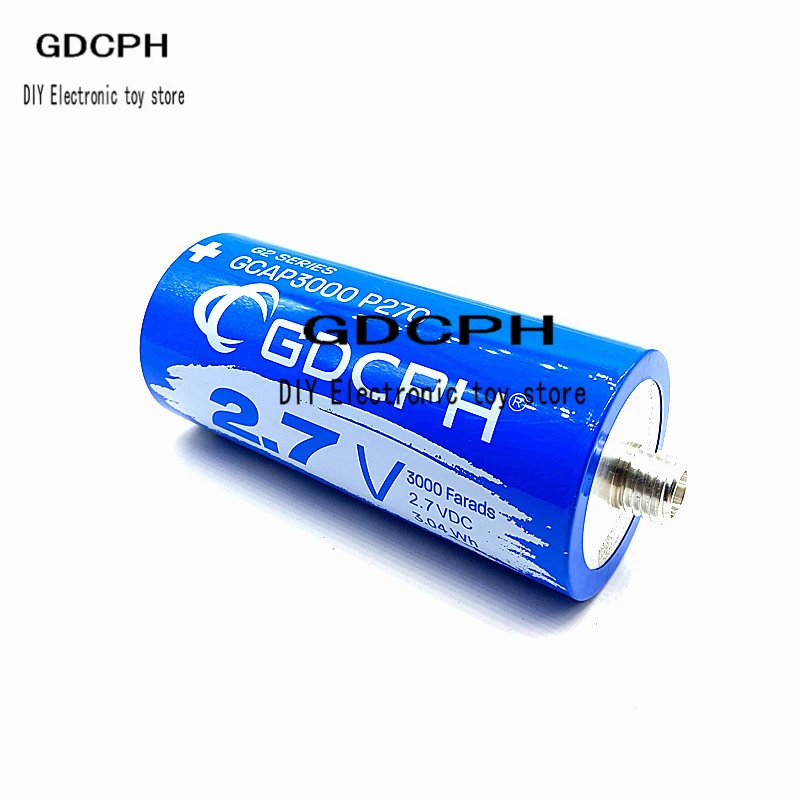 Ultracapacitor 2.7V 3000F 136*60mm Low ESR High Frequency Super Farad Capacitor 2.7V3000F ...