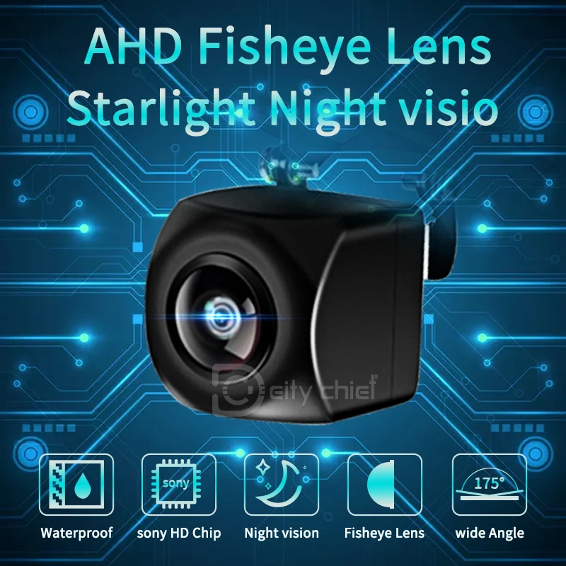 Car Rear Camera 170 Angle Vehicle Rear Side View Camera Ccd Fish Eyes ...
