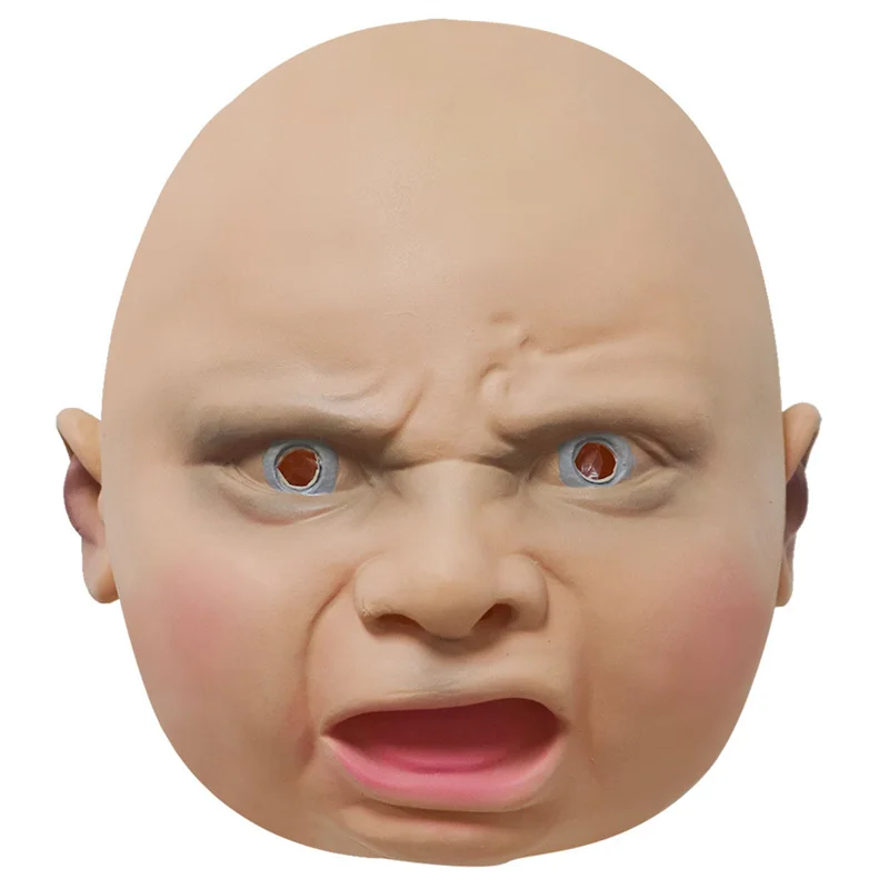 Realistic Crying Baby Mask