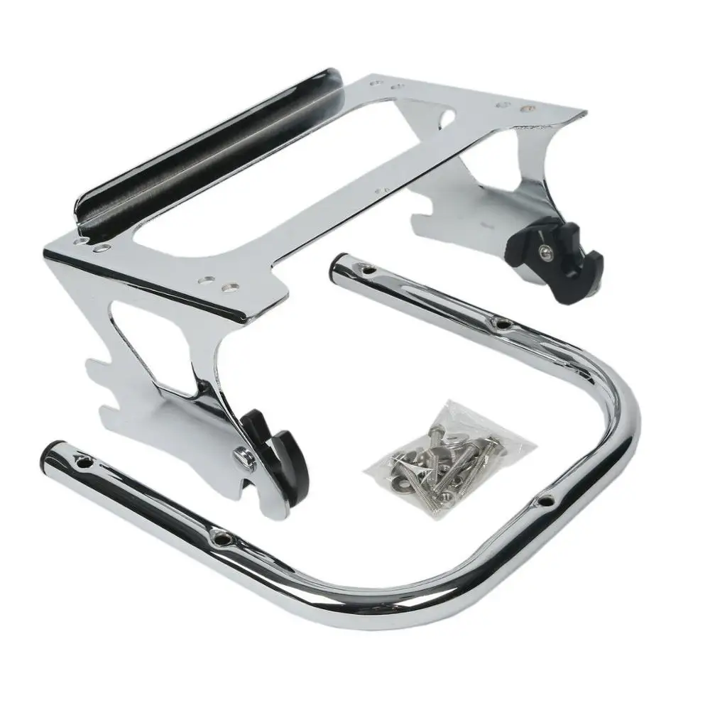 Motorcycle-Detachable-Two-up-Mount-Luggage-Rack-For-Harley-Touring-Tour ...