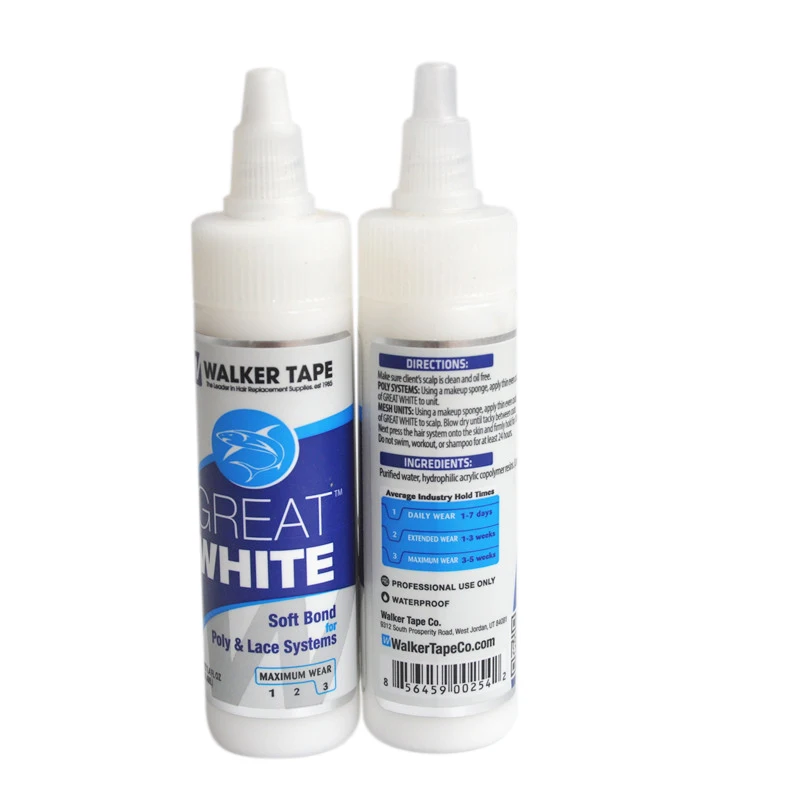 1-4FL-OZ-41-4ml-White-Hair-Adhesive-Soft-Bond-Adhesives-Glue-For-Poly ...