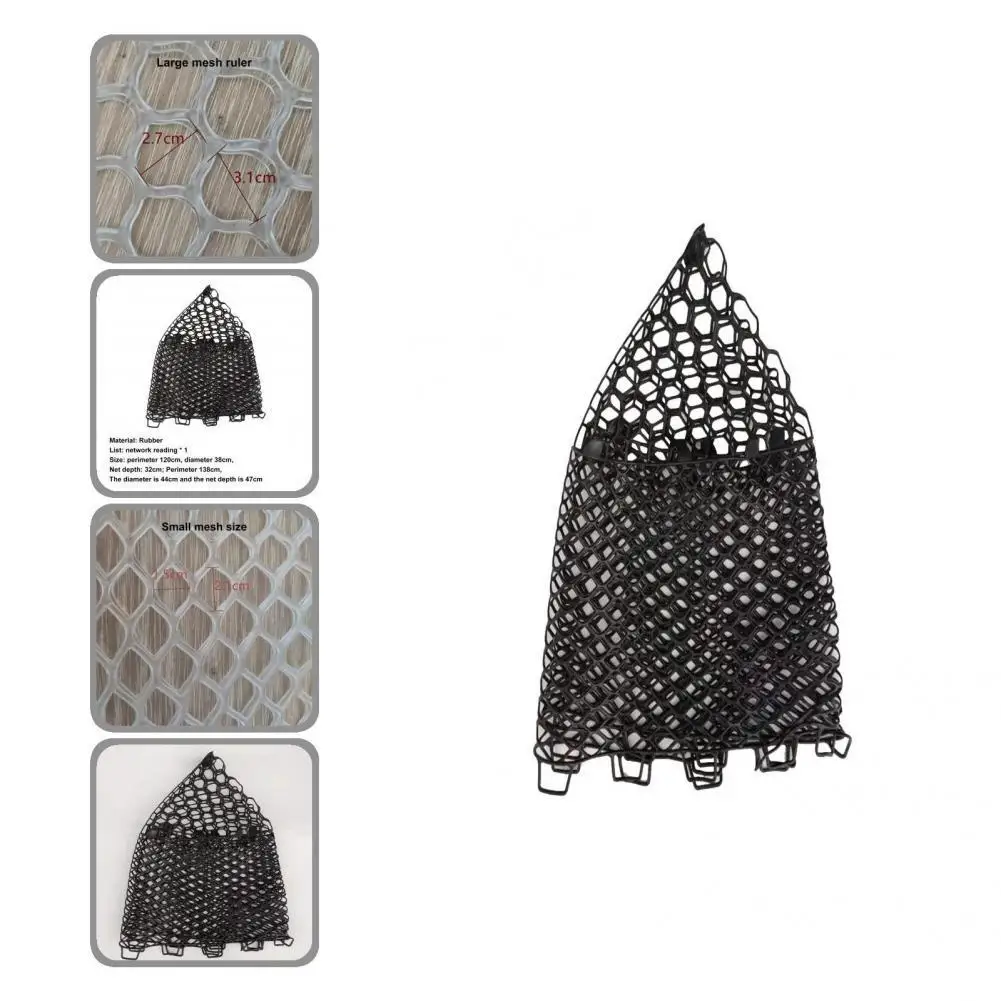 Premium-Fish-Catching-Net-Lightweight-Anti-break-Rubber-Snag-Free ...
