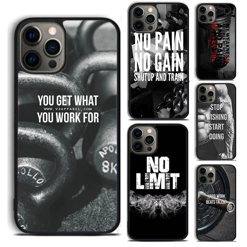 Training-Workout-Gym-Crossfit-Quote-phone-Case-For-iPhone-15-14-6-7-8 ...