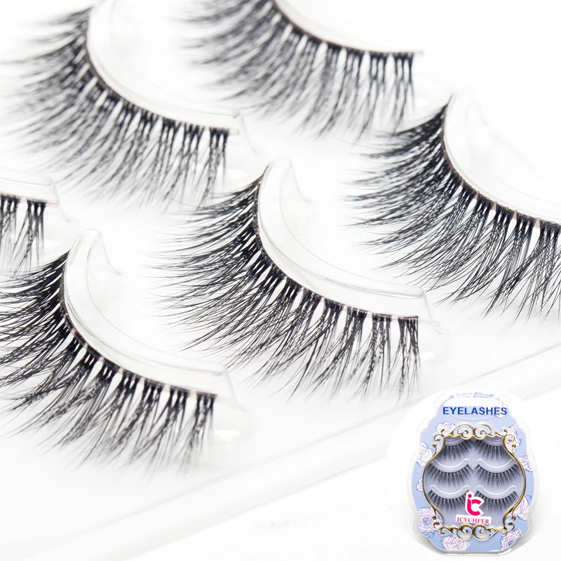ICYCHEER-Japanese-Natural-Style-False-Eyelashes-Makeup-Ultra-Light-Air ...