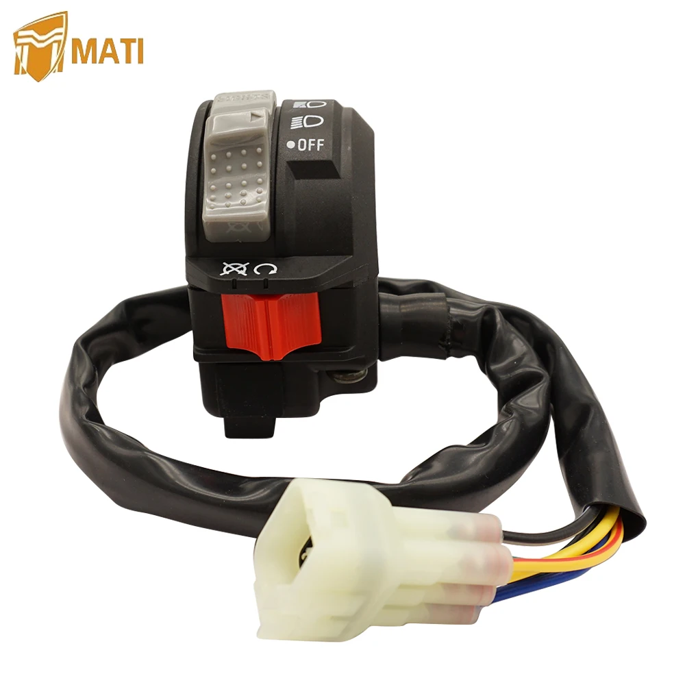 Left Handlebar Switch Control Engine Run Off Headlight for Yamaha ATV ...