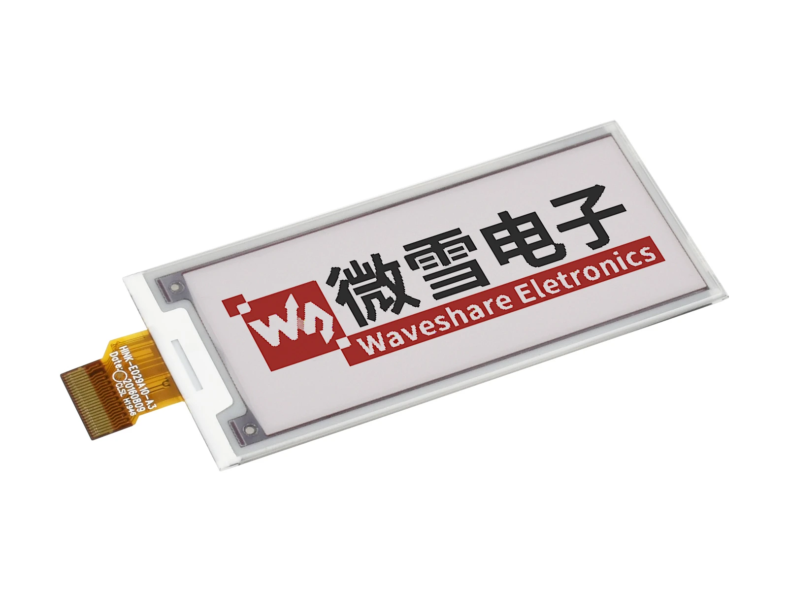 2.9inch e Paper (B) E Ink Raw Display Panel 296x128 E paper Module Red ...