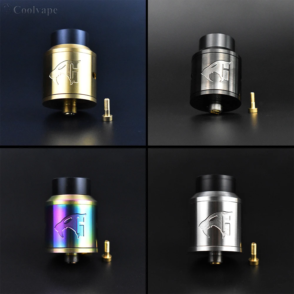 Goon rda Goon 528 RDA 24mm E cigarette atomizer Rebuildable Dripping ...