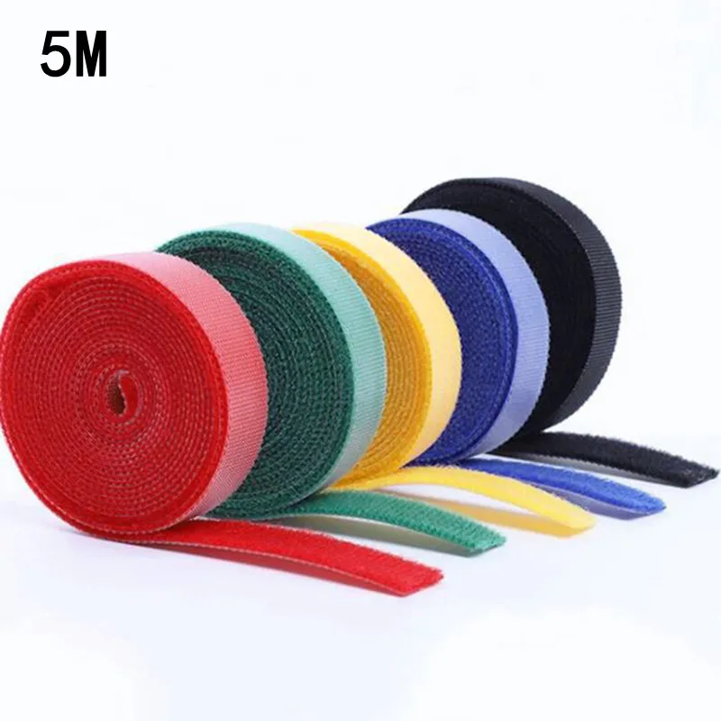 5meters Color Tape Diy Magic Glue Self-adhesive Tape Strap Buckle Seal ...